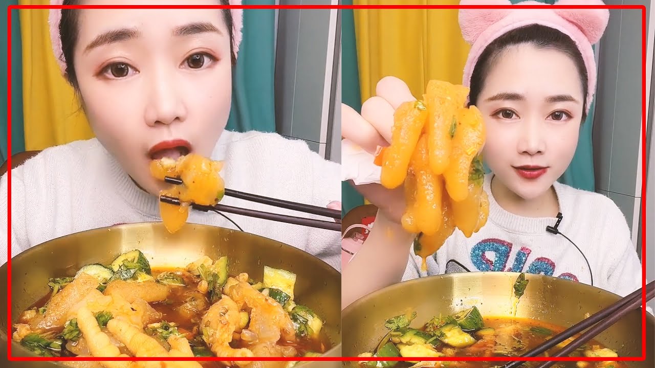 ASMR Eating Chicken Leg Mukbang With Delicious Sound - YouTube