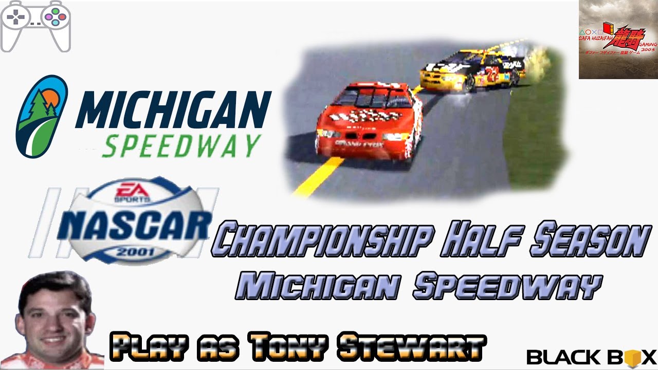 NASCAR 2001 (PS1) - Championship Half Season - Race #12 : Michigan ...