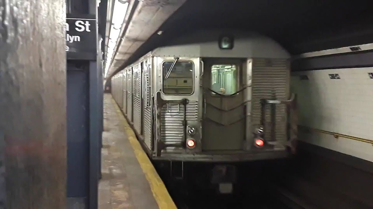 IND Fulton Street: R32, R46, R179 (C)/NIS trains @ High Street ...