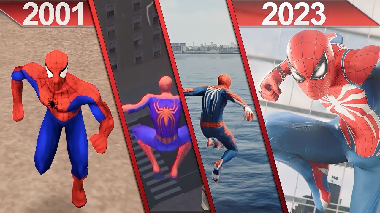 Top 10 Spider-Man Games For Android | Evolution Of Spider-Man Mobile ...