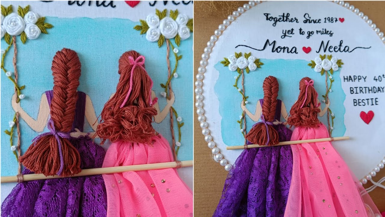 Embroidery Braid Hairstyle || Embroidery Braid || Embroidery girls hair ...