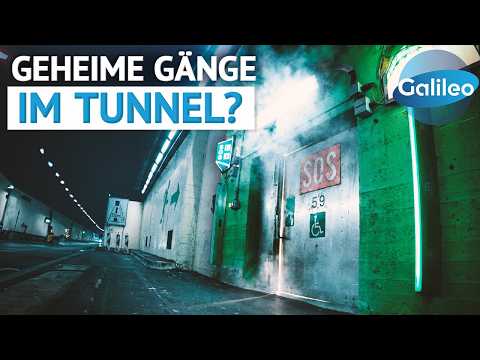 Was passiert, wenn man DIESE Tür im Gotthard-Tunnel öffnet? Galileo macht den Test!