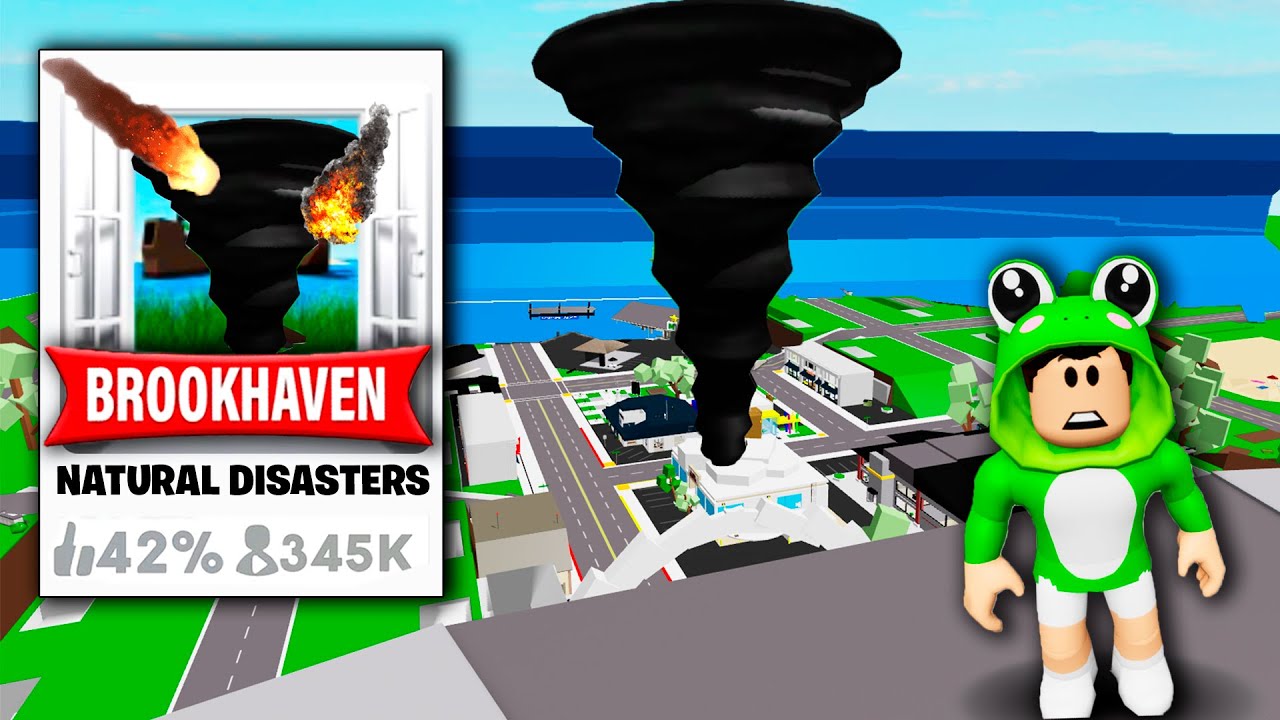 I CREATED BROOKHAVEN from NATURAL DISASTERS! ROBLOX - YouTube