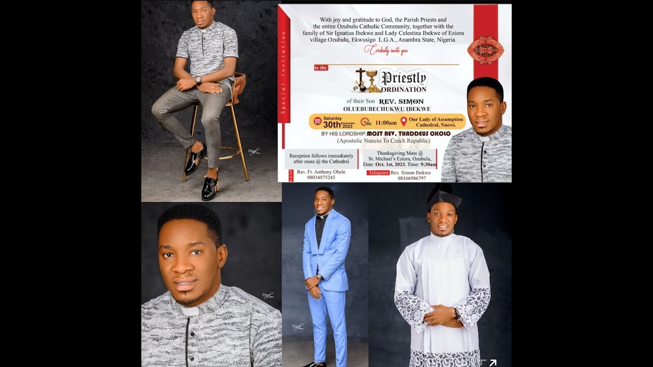 Priestly ordination of Rev. Simon Ibekwe - YouTube
