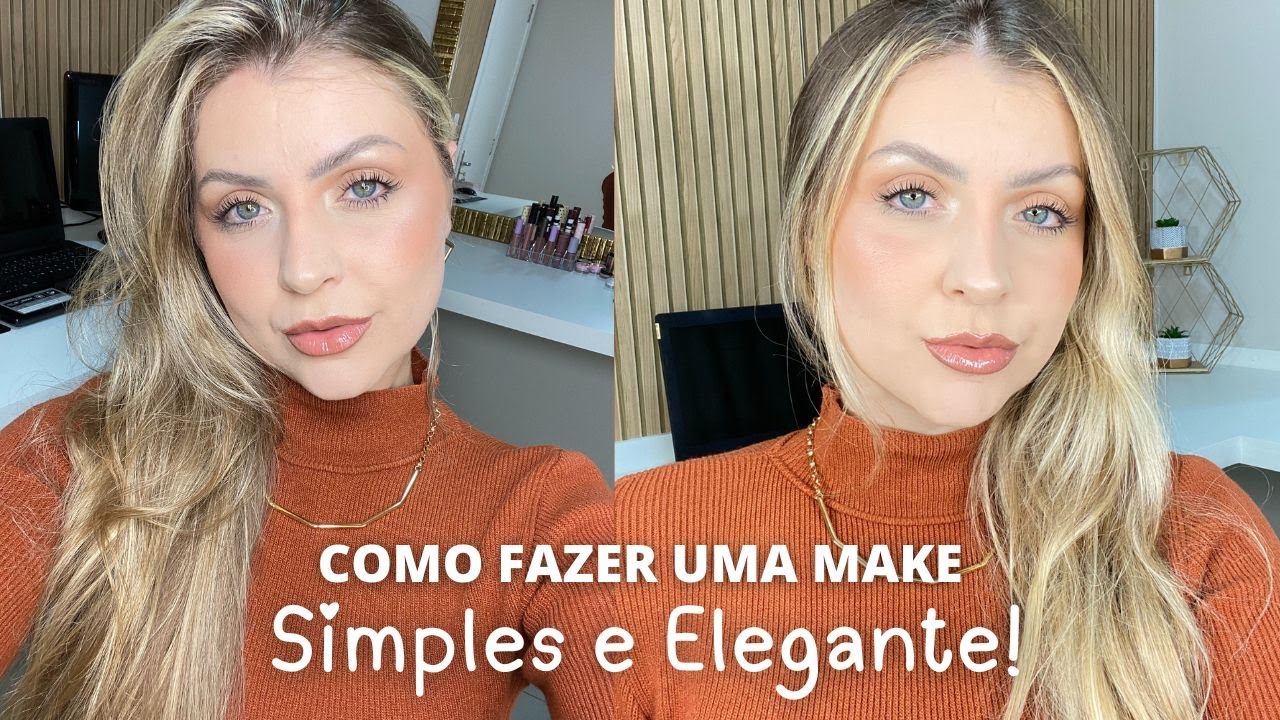 COMO FAZER UMA MAKE SIMPLES E FÁCIL! - YouTube