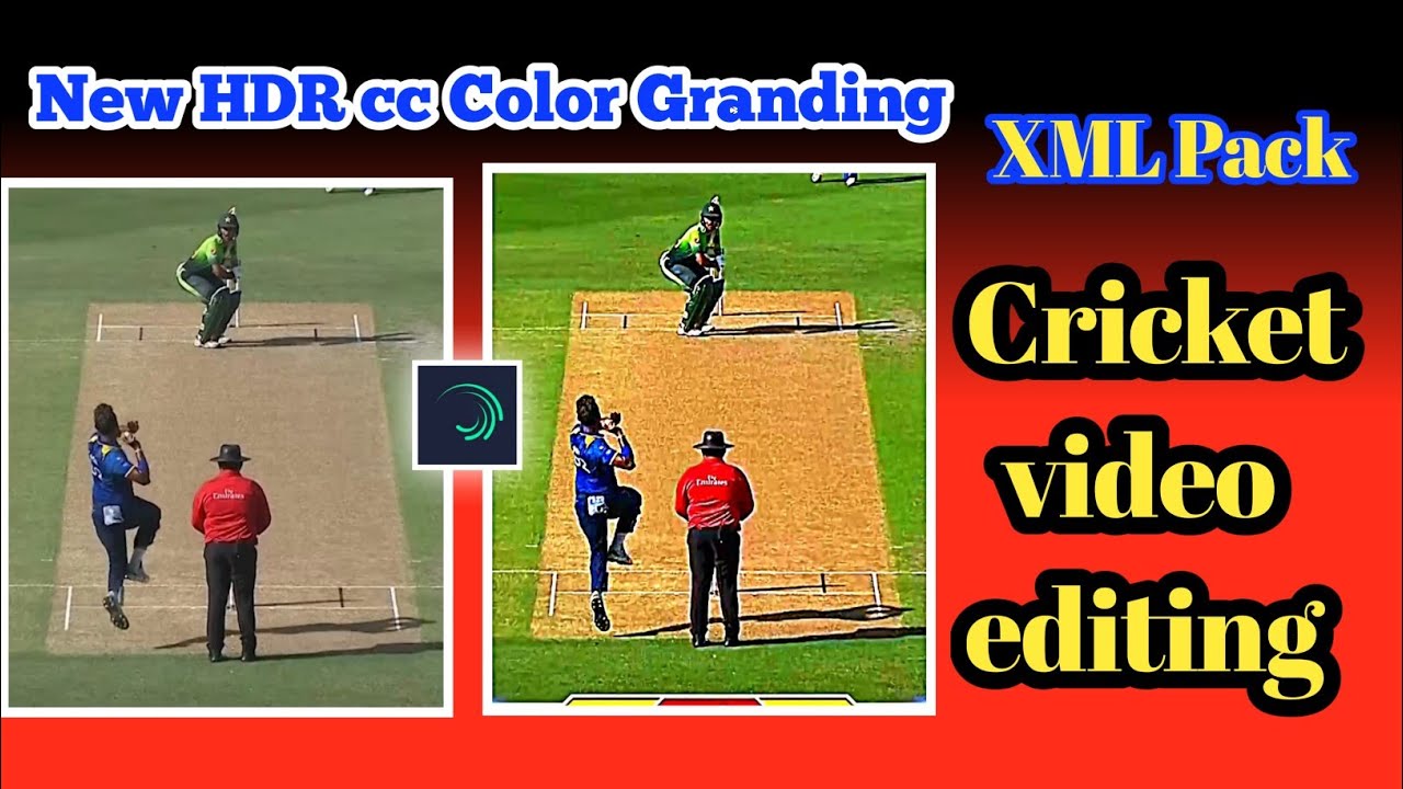 New hdr CC Color Granding |How to cricket video editing||cricket video ...