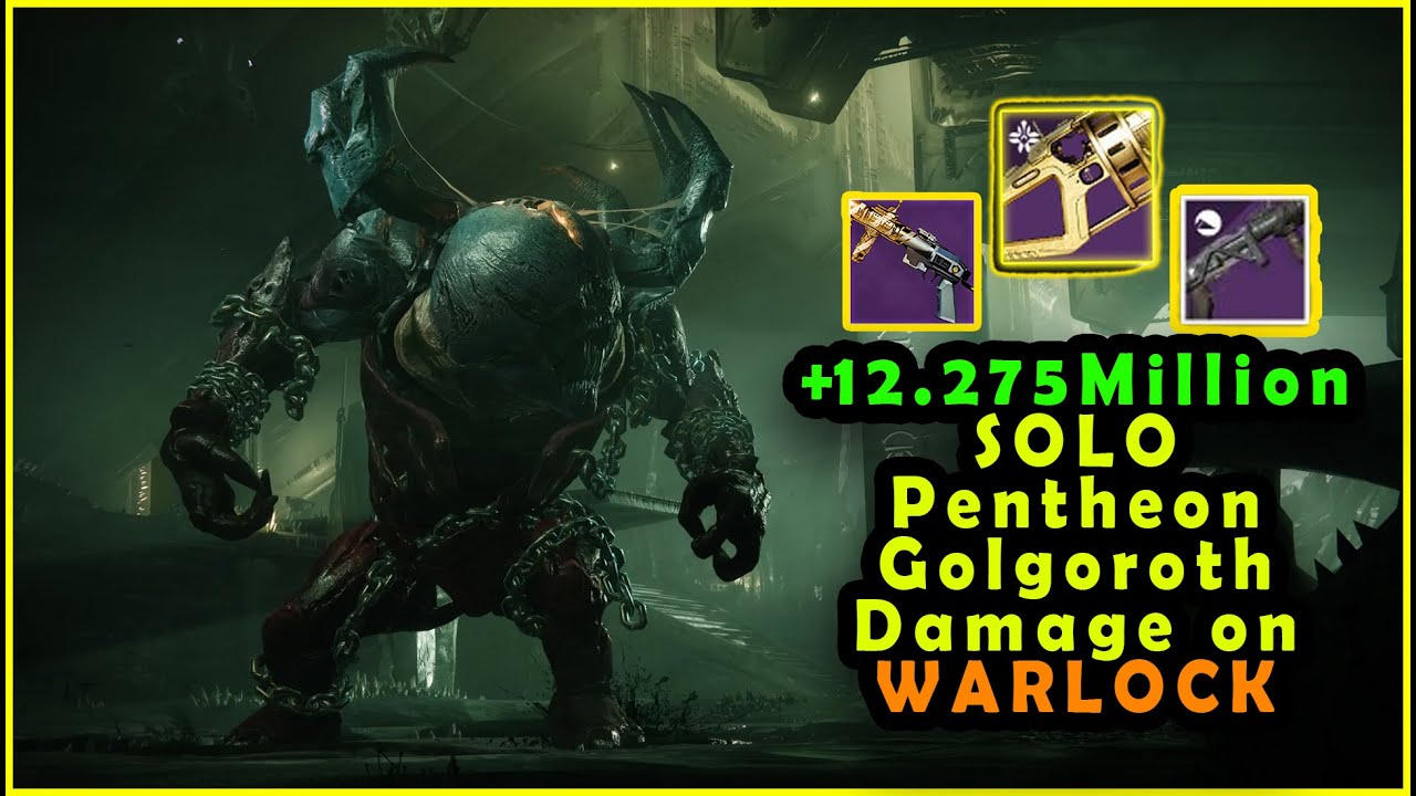 SOLO + 12.275 Million Damage On Pantheon Golgoroth With Tripple GLS ...