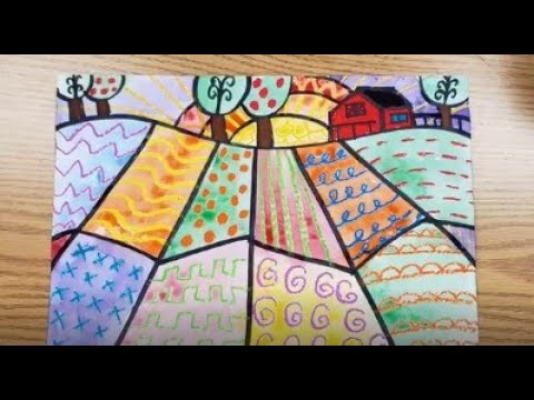 Heather Galler Pattern Landscapes, Part 3 - YouTube