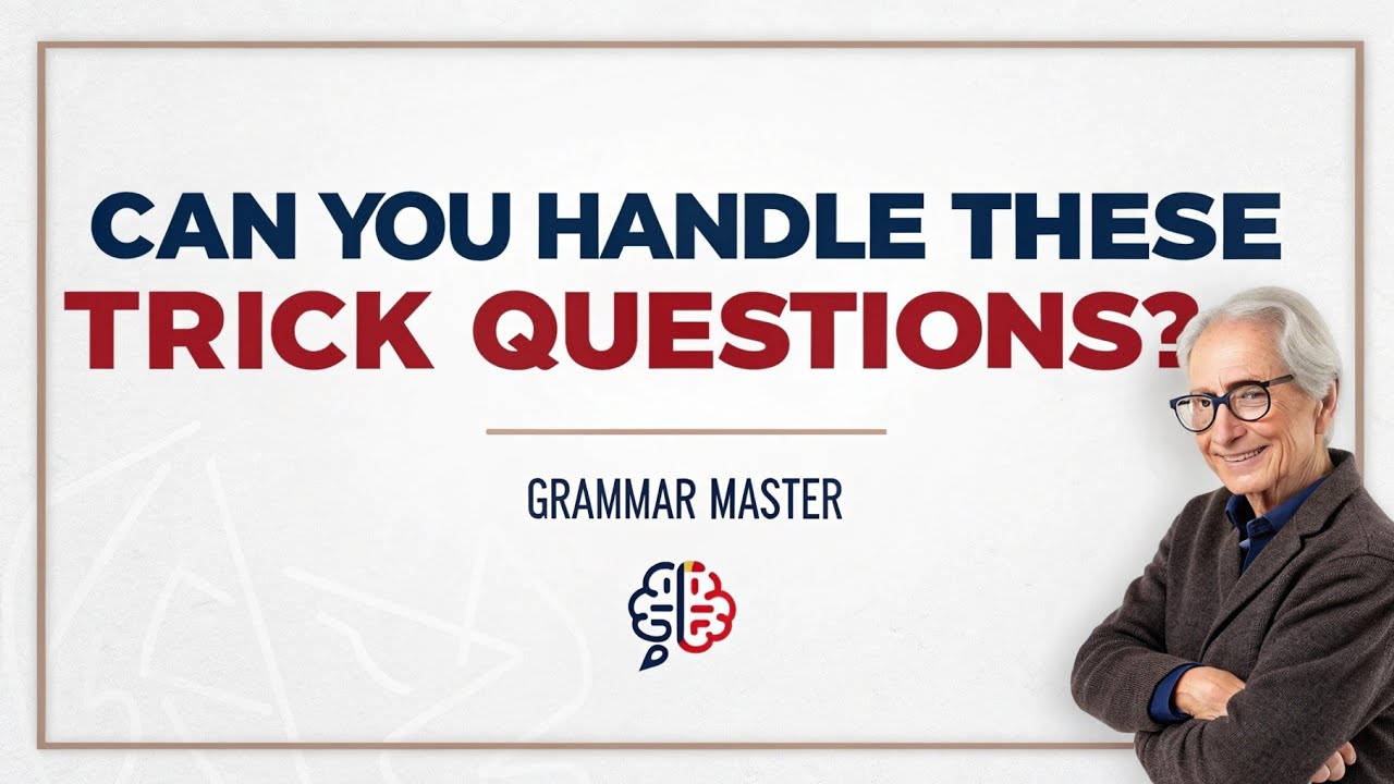 CAN YOU HANDLE THESE TRICK QUESTIONS? Grammar Master 🎓 - YouTube