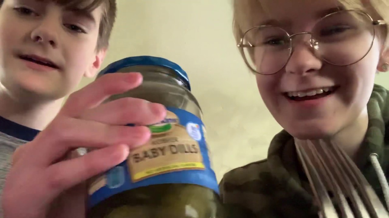 Sibling Pickle Crunch ~ ASMR - YouTube