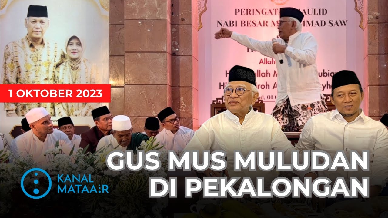 Gus Mus Muludan di Pekalongan | ⁠@kanalmataair - YouTube