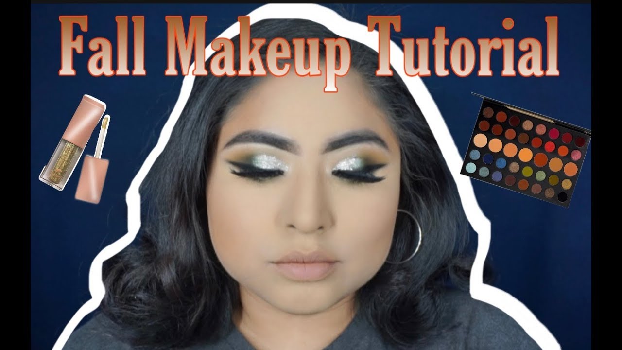 Fall Makeup Look: Glittery Sharp Edge| Makeup With Itxel - YouTube