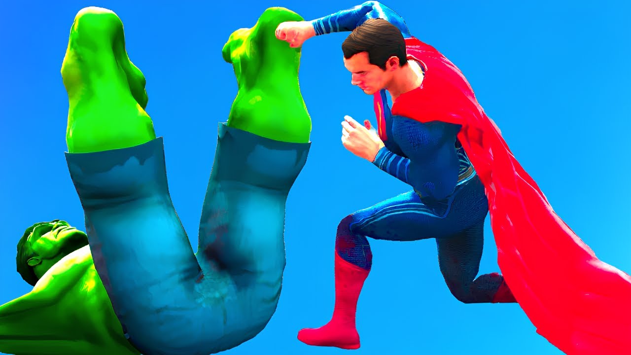 "Hulk vs Superman: Jaw-Dropping Blockbuster | High-Energy Showdown of ...