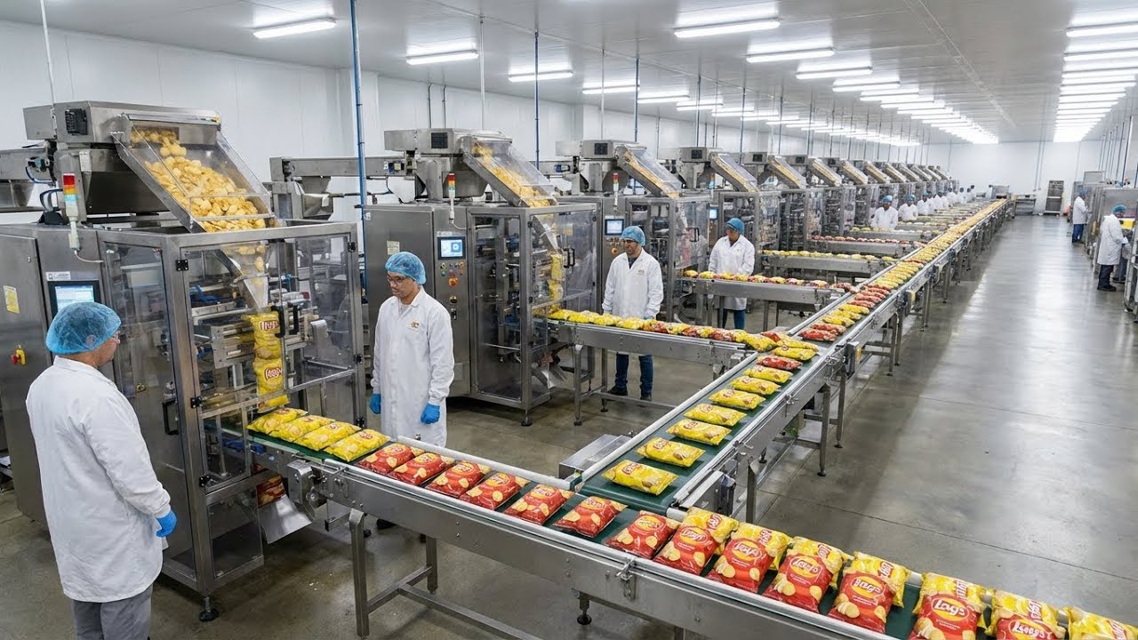 Inside a Modren Lays Process Factory | How Lays Making | Full Process ...
