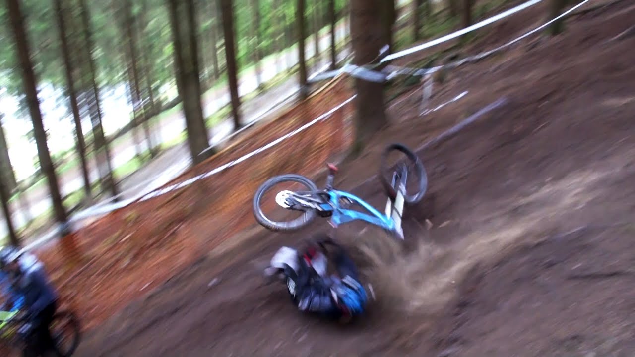 Downhill Crash Compilation || iXS Dirt Masters Winterberg 2016 - YouTube