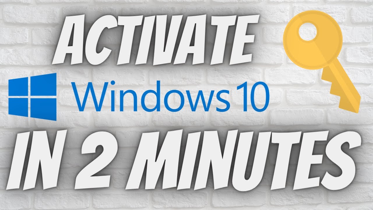 How to activate windows 10 for free in 2 minutes - YouTube