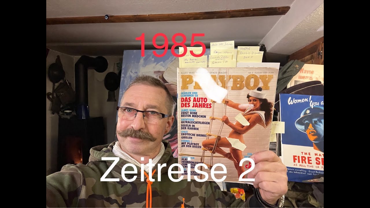 Zeitreise mit dem Playboy ins Jahr 1985 - YouTube