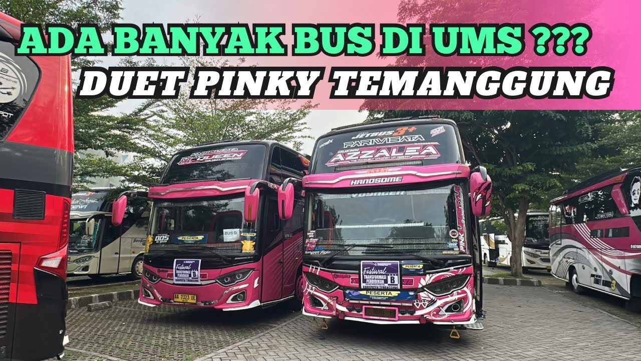 BANYAK BUS WISATA PARKIR UMS SOLO ..??? ADA ACARA APA..?? - YouTube
