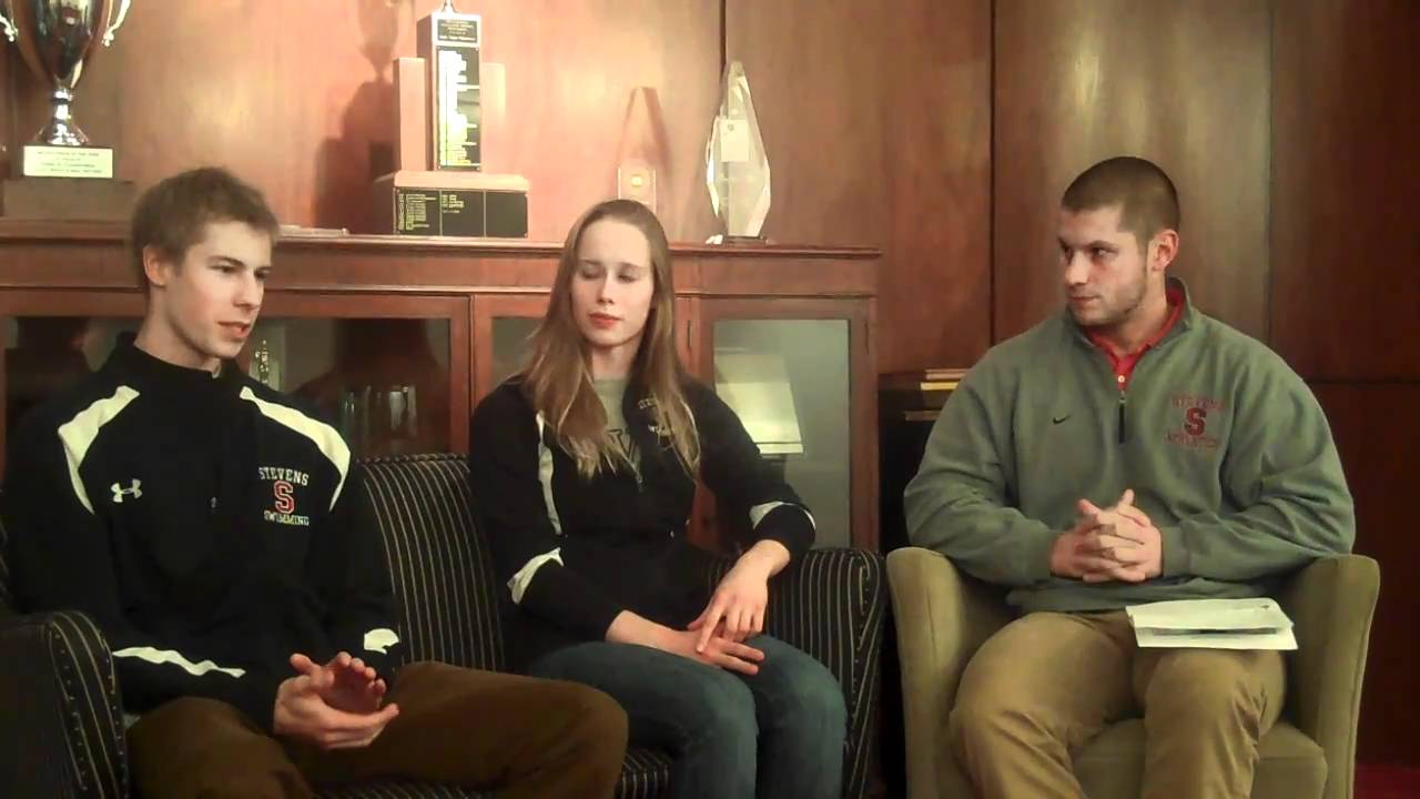 Swimmers Dan Munt and Gabrielle Czernik talk about Stevens Swimming ...