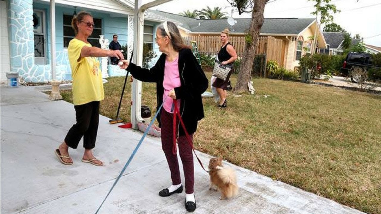 89-Yr-Old Gets Evicted. As She Leaves Neighbor Hands Her Something That ...