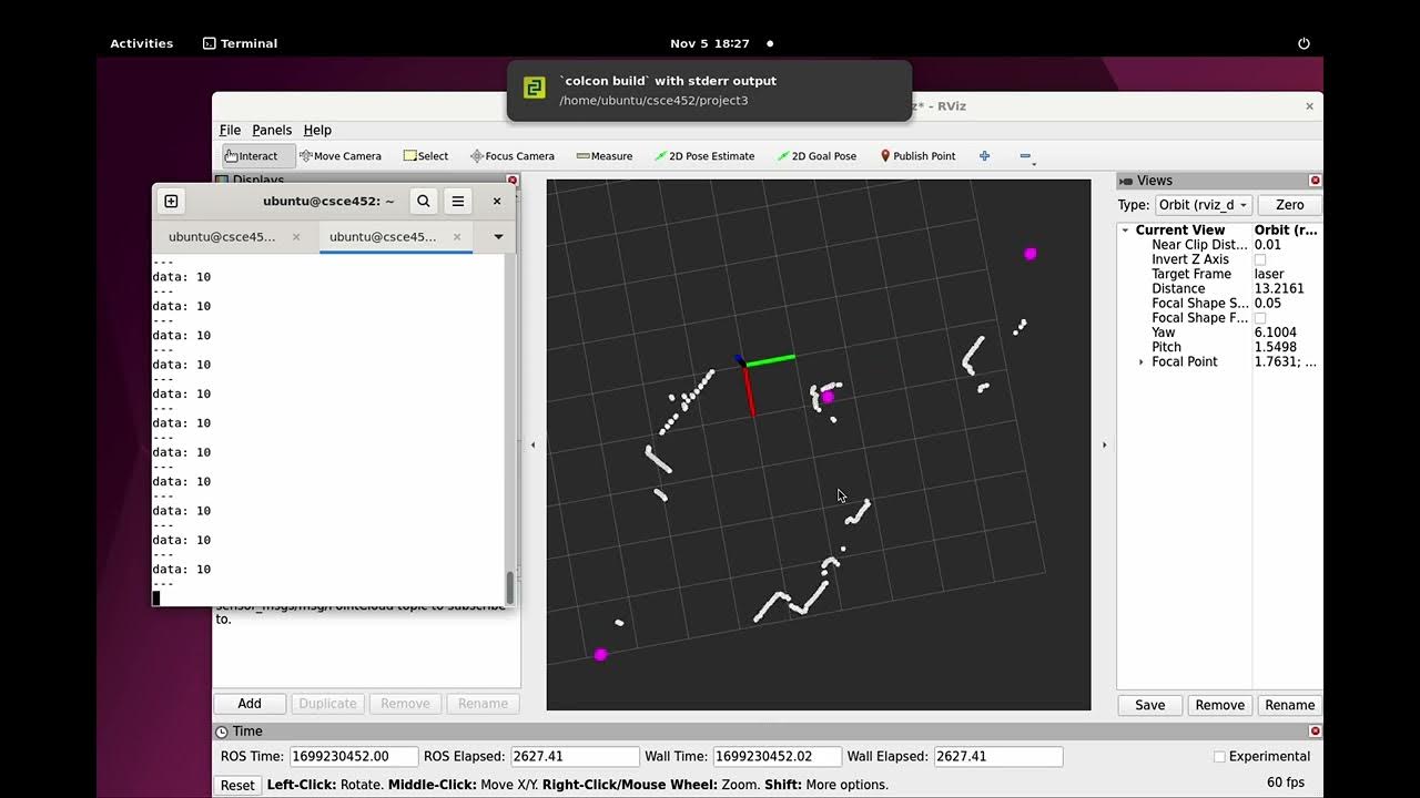 Tracking unique people using only 2D LIDAR data with ROS2 - YouTube