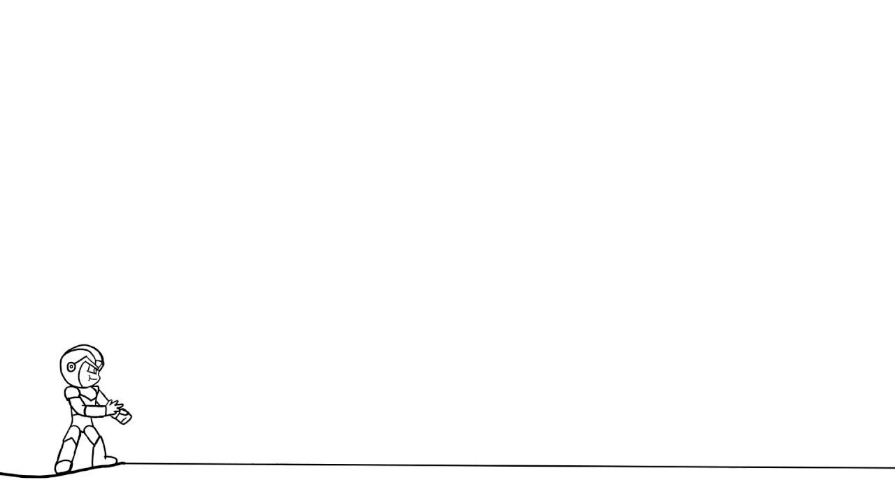 MegaManX Run animation test - YouTube