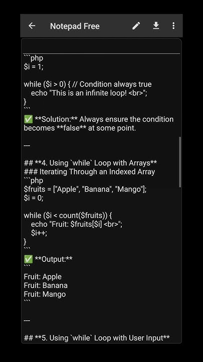 PHP while Loop Explained with Examples | How to Use while Loop in PHP - YouTube
