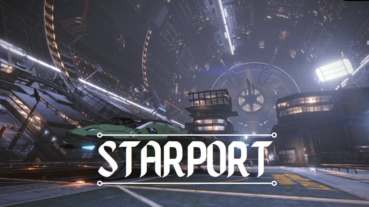 Elite Dangerous Ambience - Starport Landing Pad (station announcements ...