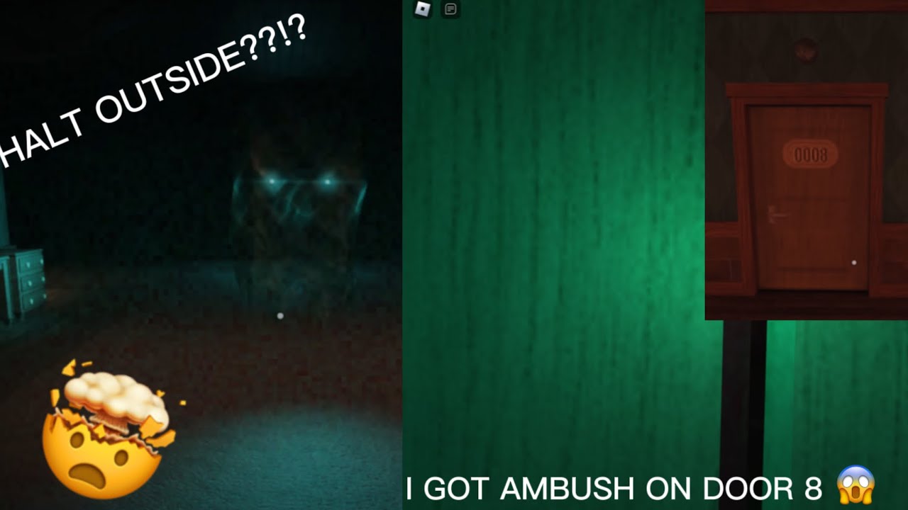 AMBUSH ON DOOR 8??!? | Doors 👁 - YouTube
