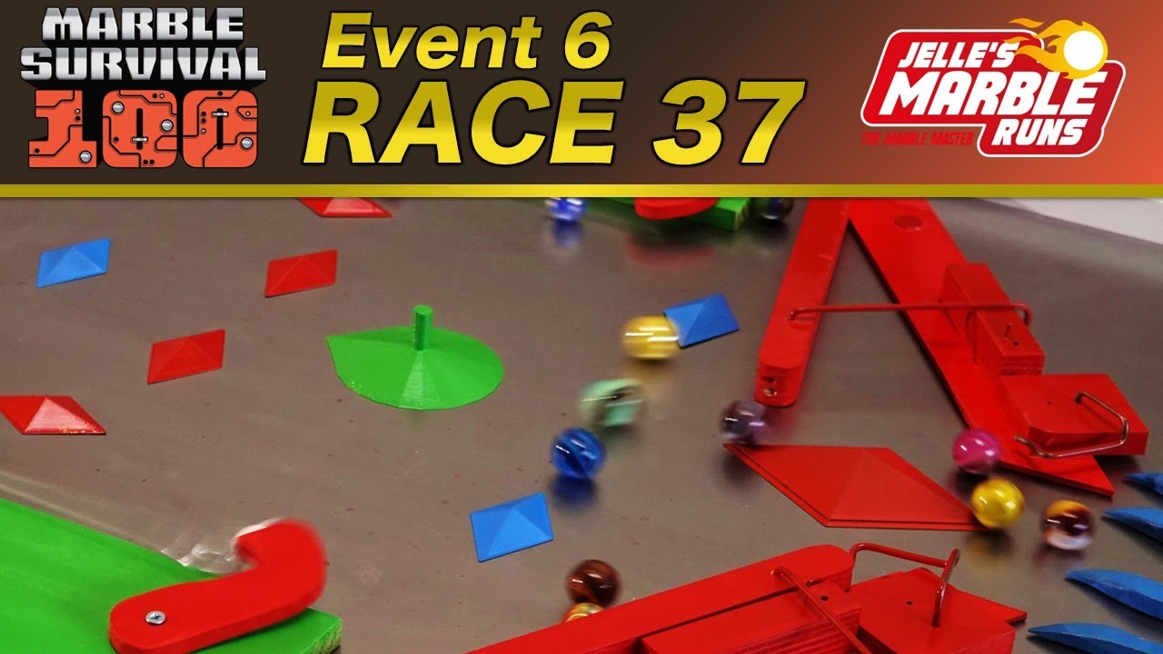 Marble Race: Marble Survival 100 - Race 37 - YouTube