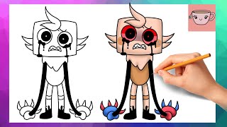 How To Draw Goob From Dandy S World Easy Drawing Tutorial Cute Tea ...