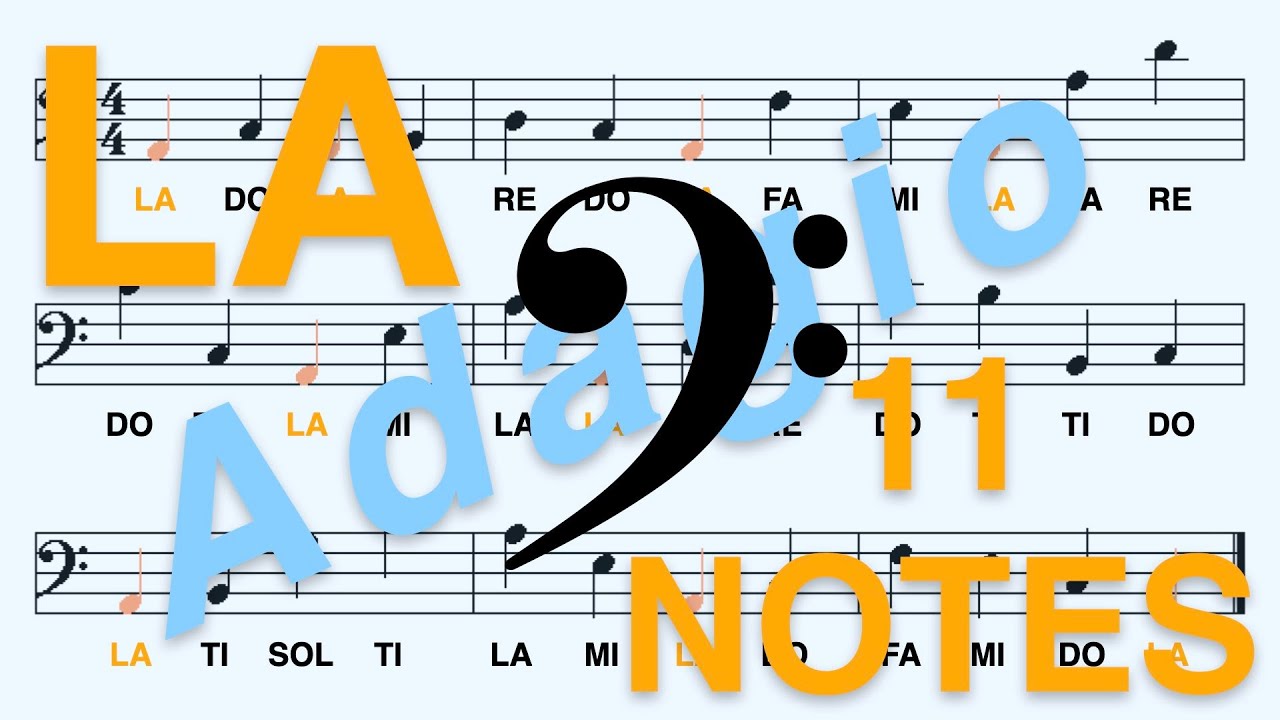 Bass (F) Clef, Do Re... (Ti): Learn to Read the LA Note in Less Than 2 ...