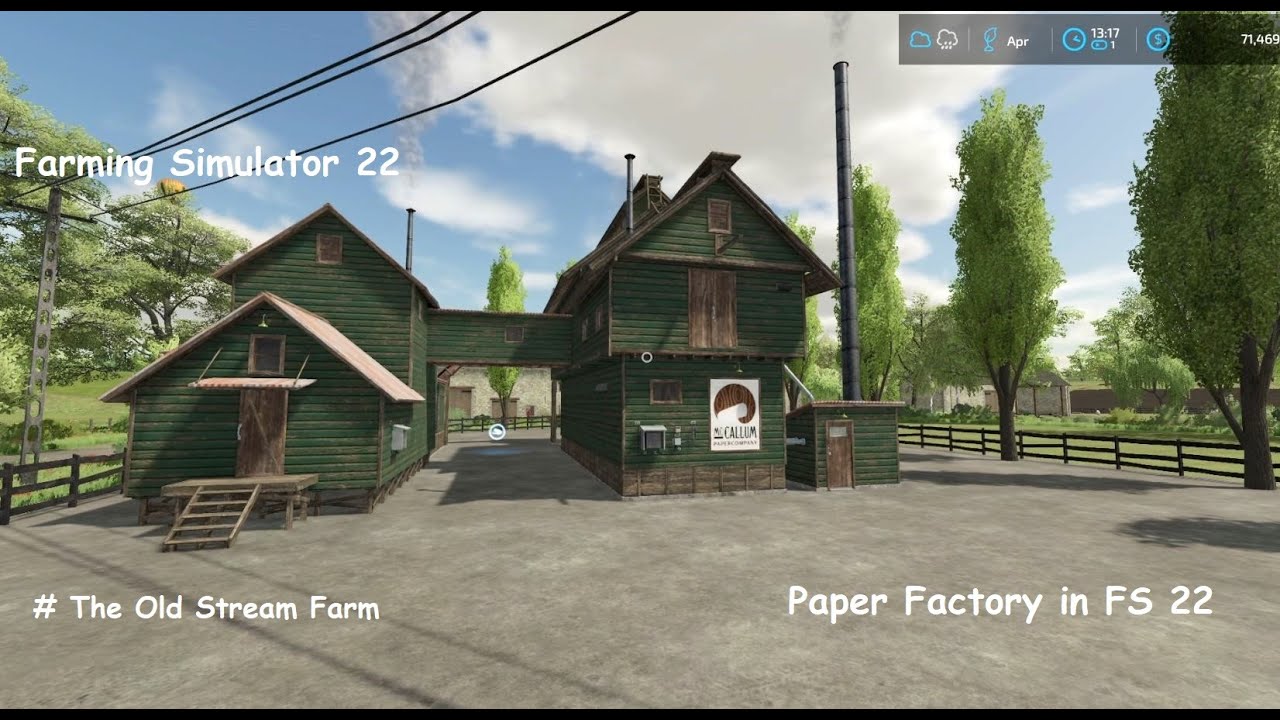 Start a Paper Factory in Farming Simulator 22 || FS 22 || - YouTube