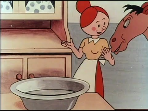 Hausfrauen arbeiten zu viel (Fewa advertisement, West Germany, 1950)