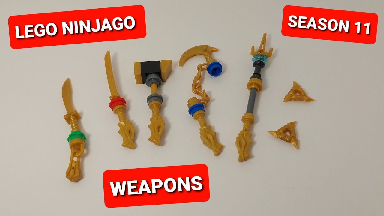 CUSTOM LEGO NINJAGO : SEASON 11 WEAPONS - YouTube