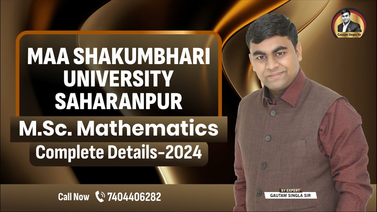 Maa Shakumbhari University Saharanpur Complete Details 2024 | MS ...