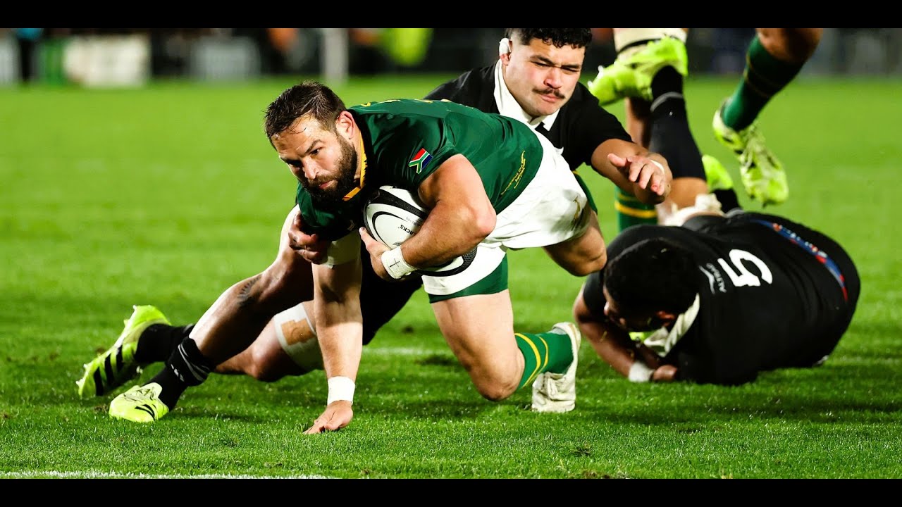 Highlights: Springboks vs New Zealand in Auckland - YouTube