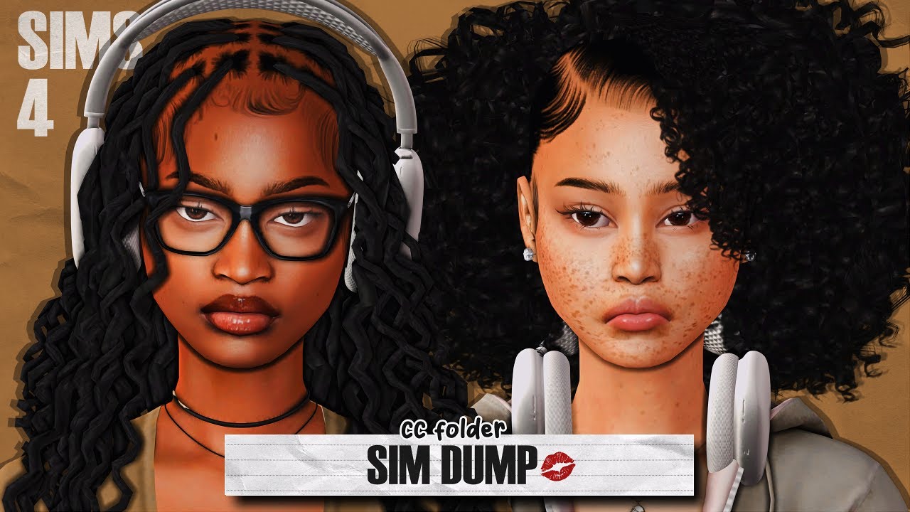 Urban Sim Dump 159 💅 + CC Folder & Sims Download | Sims 4 Create a Sim ...