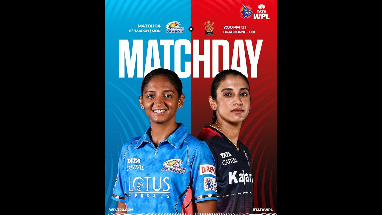 Mumbai Indians Women vs Royal Challengers Bangalore Women.Mumbai ...