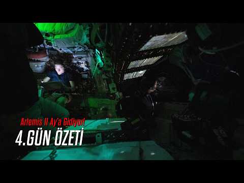 Artemis II - 4.Gün Özeti (Türkçe Altyazılı) Tarihin En Uzak Röportajı ve İrtifa Referans Değişimi