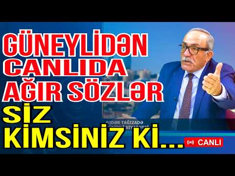 Güneylidən canlıda AĞIR SÖZLƏR - Siz kimsiniz ki... - Media Turk TV