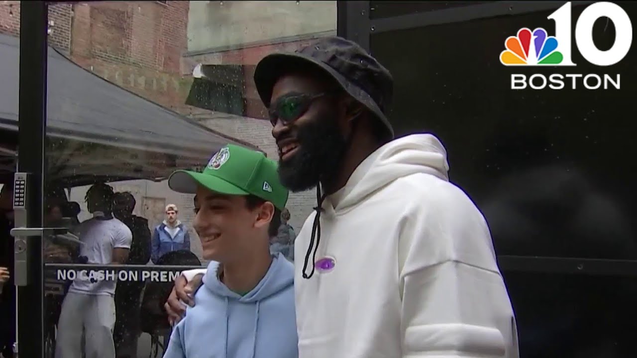 'Love, genuine connection': Jaylen Brown meets with his fans, speaks exclusively with NBC10 ...
