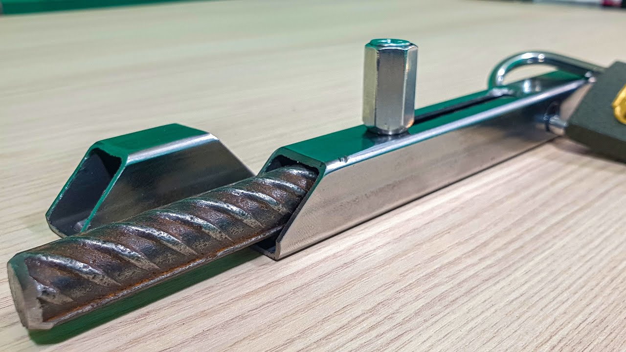 Step Up Your DIY Game - Make a Clever Door Latch - YouTube