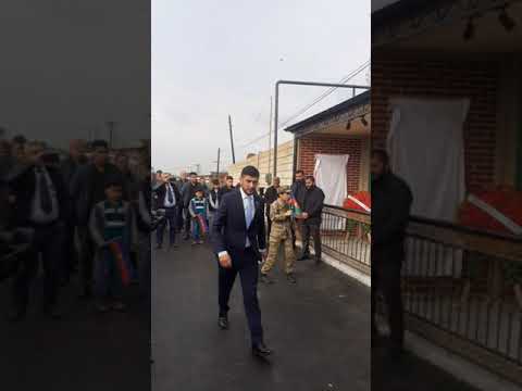 Şəhid Vətən müharibəsi Qəhramanı Sübhan Cəbrayılov'un anım lövhəsinin açlışındakı çıxışım🇦🇿