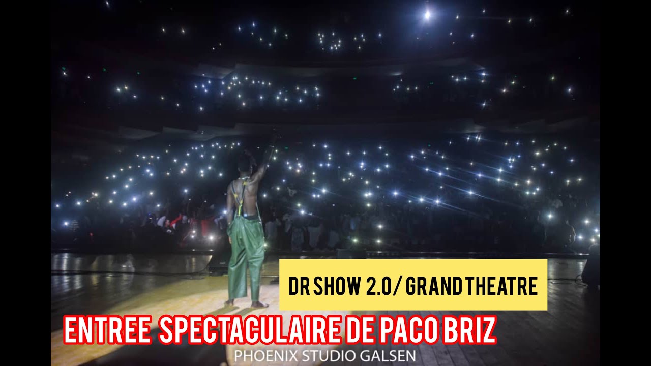 Paco Briz au Grand Théâtre / entrée spectaculaire DR show 2.0 - YouTube