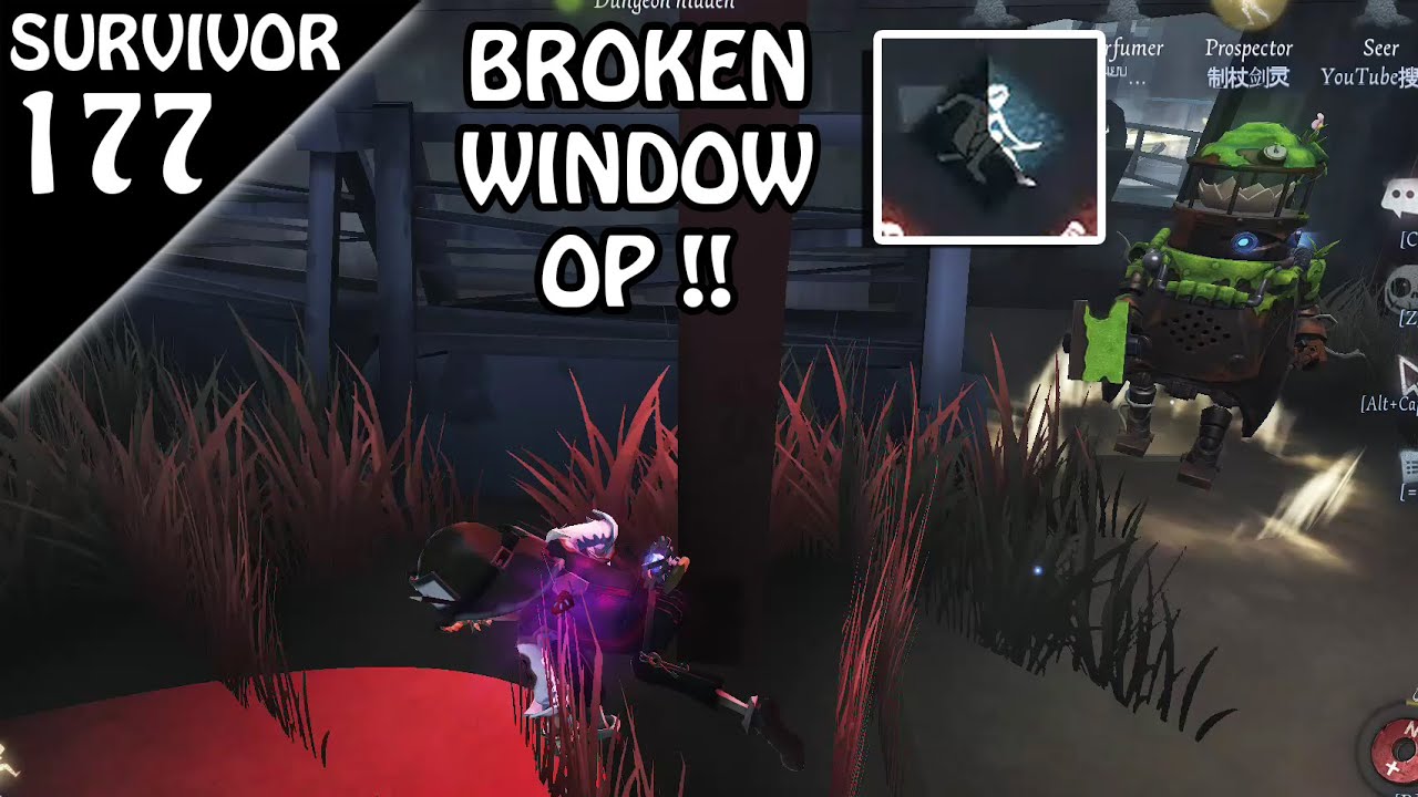 Broken Window = Blink Miss - Survivor Rank #177 (Identity V) - YouTube