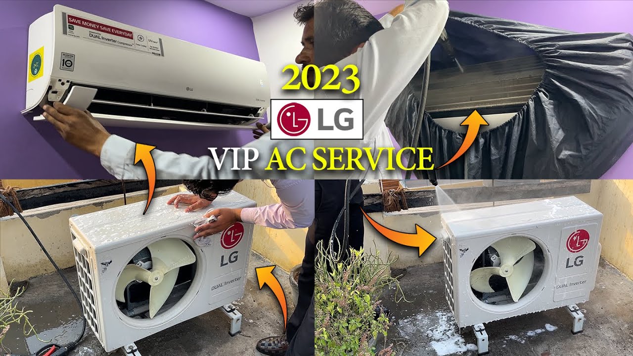 LG AC Service (Vip) 2023 At Home | Ac Service Kaise Karte Hai | Hindi ...