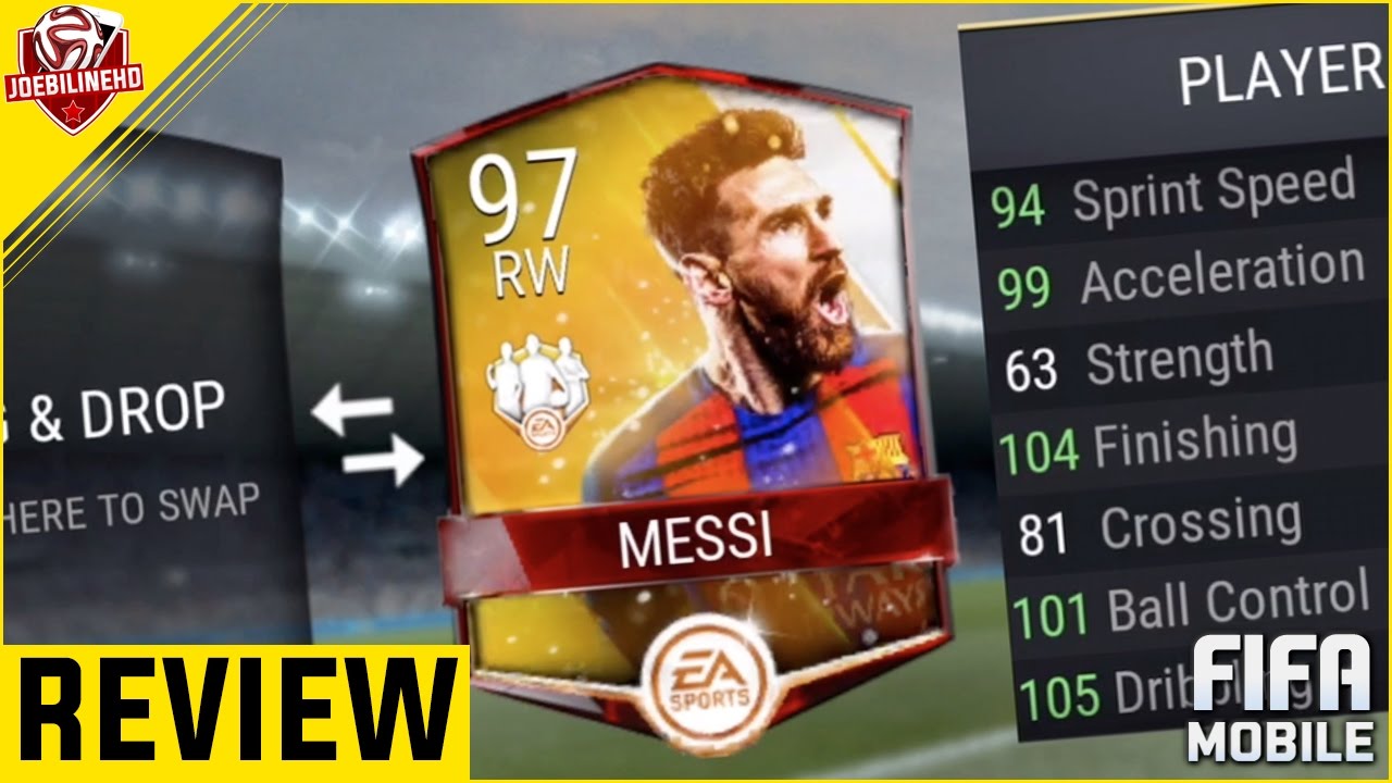 FIFA MOBILE 95 MIF MESSI REVIEW #FIFAMOBILE 95 MASTER INFORM MESSI ...