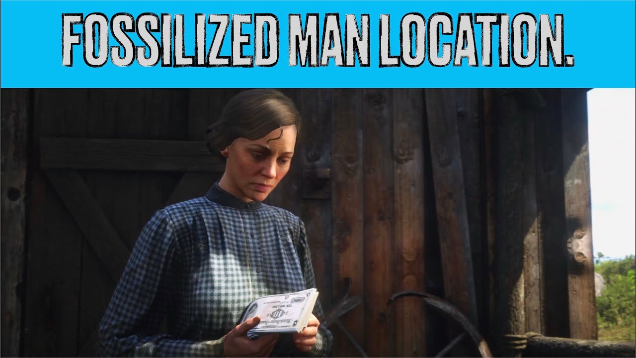 Red Dead Redemption II. Points of Interest. Fossilized Man Location ...