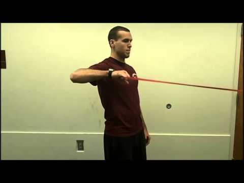 90 90 internal Rotation Band Eccentric - YouTube